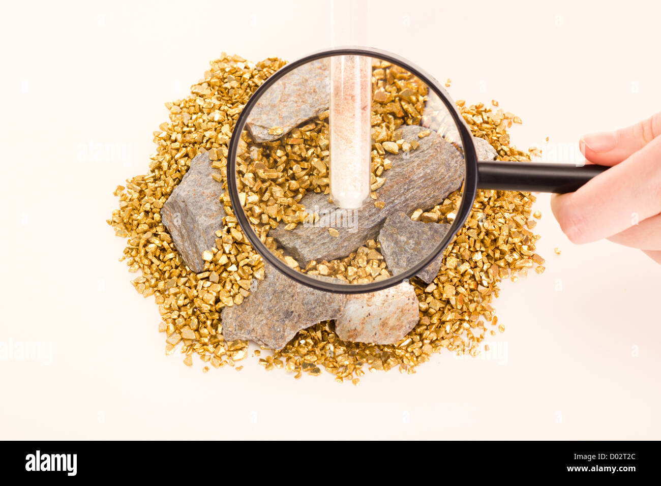 Gold test tube hi-res stock photography and images - Alamy