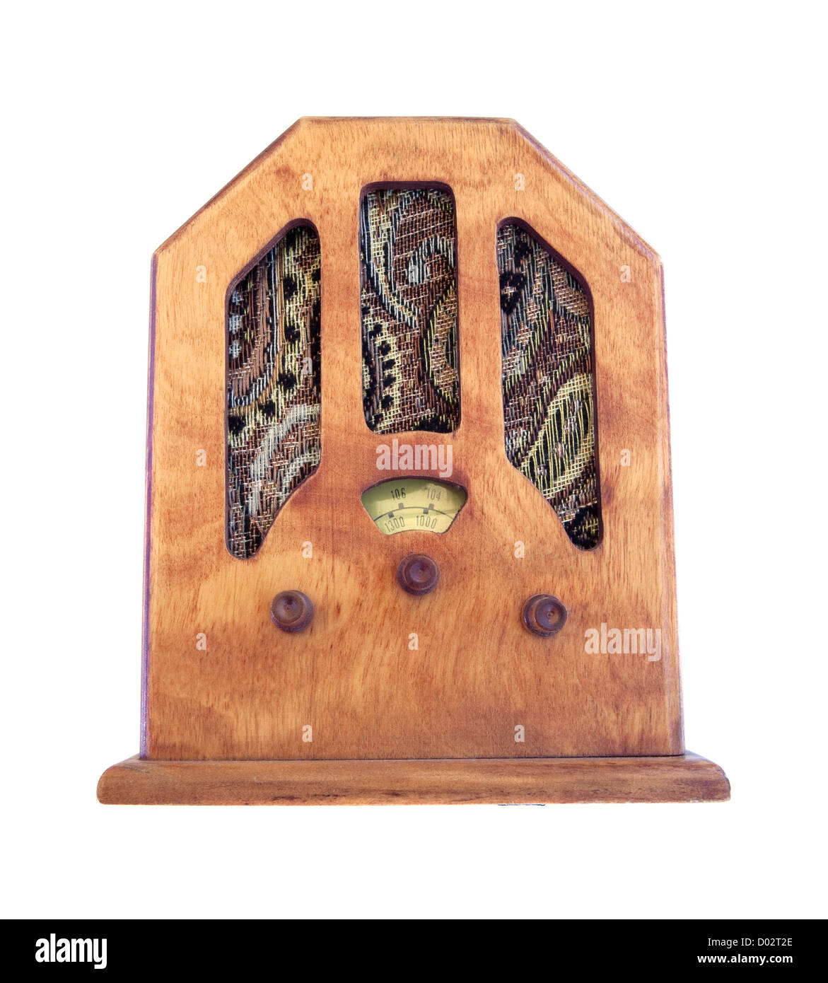 Old fashioned wooden brown radio box hi-res stock photography and ...