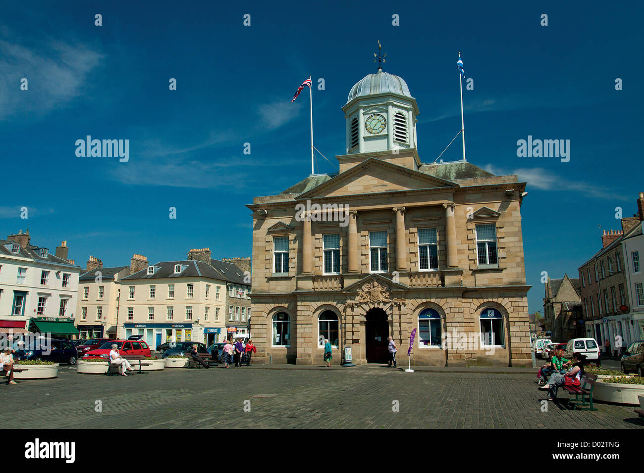 Kelso market square hi-res stock photography and images - Alamy