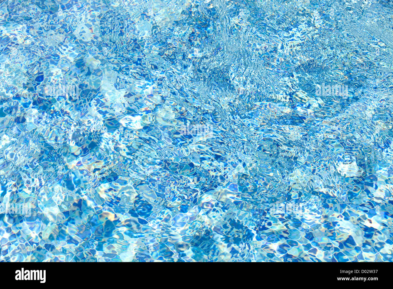 Wall of swimming pool with water of blue color Stock Photo - Alamy