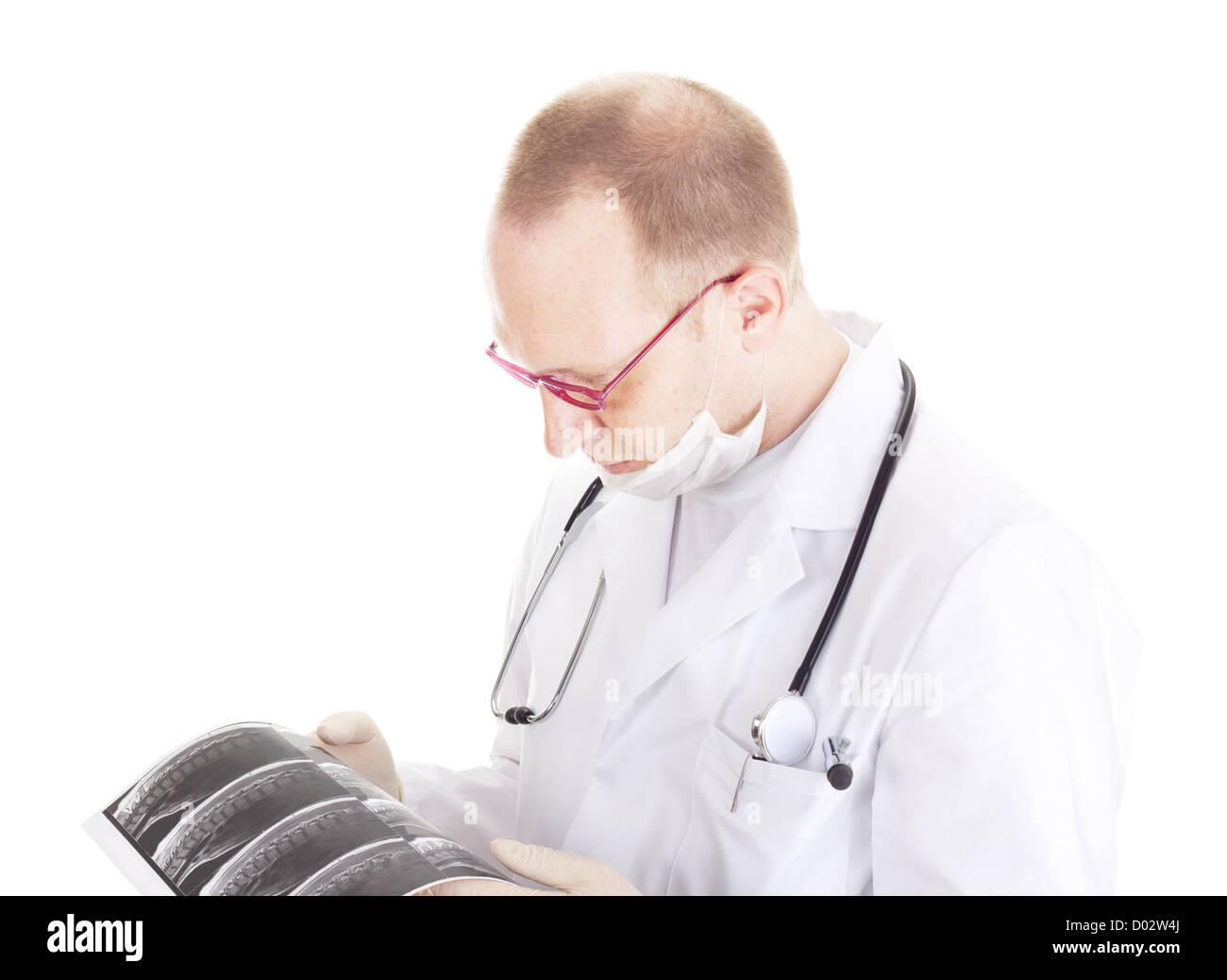 Medical doctor with radiograph Stock Photo - Alamy