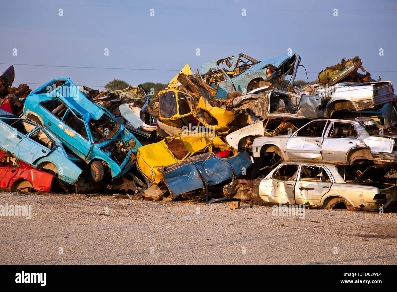 Stack junkyard hi-res stock photography and images - Alamy