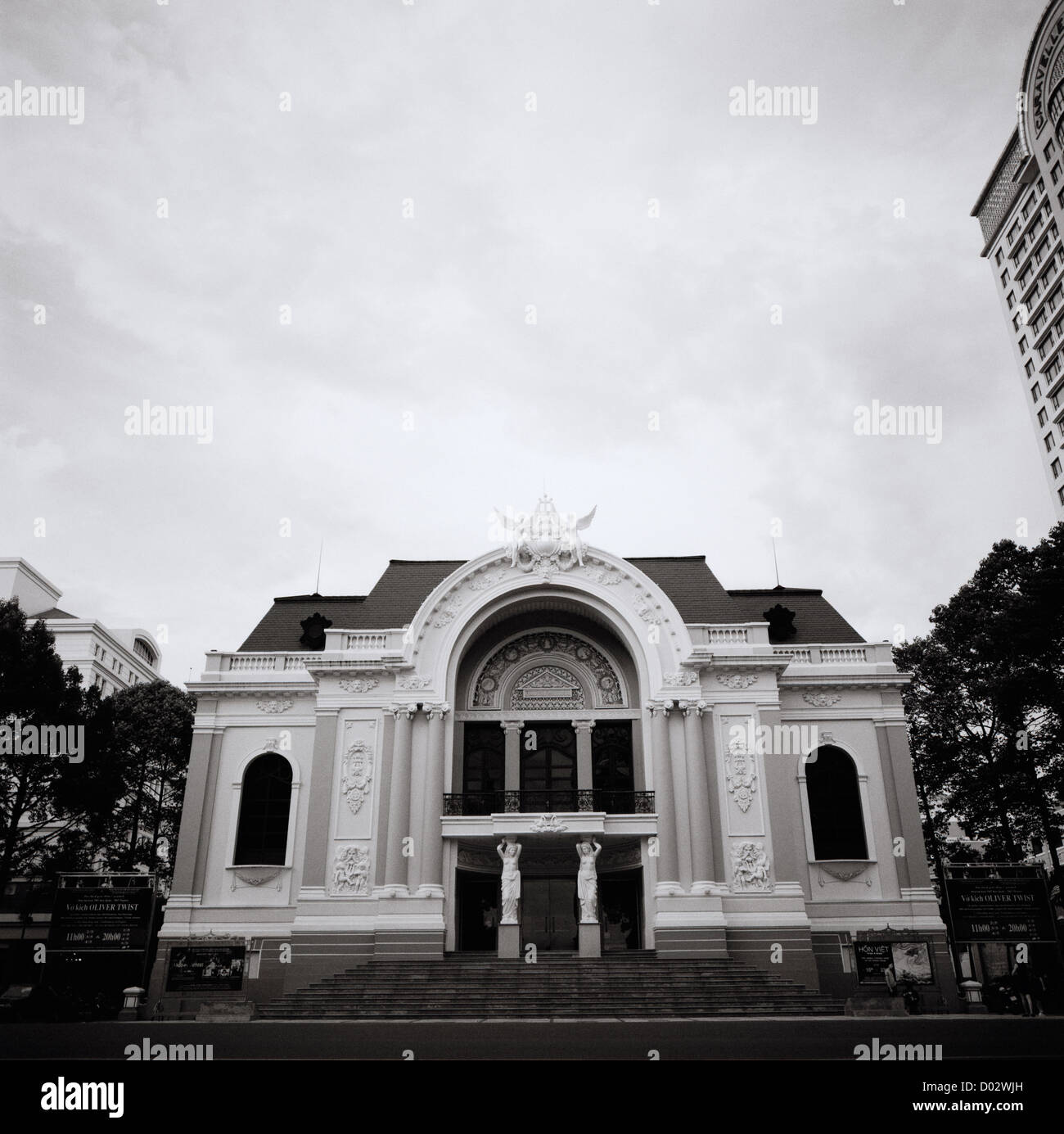 Opera House in Saigon Ho Chi Minh City In Vietnam in Far East Southeast ...
