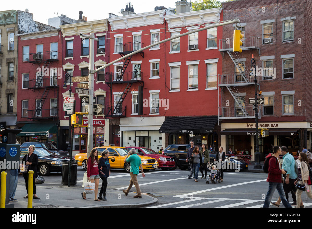 Greenwich village street hi-res stock photography and images - Alamy