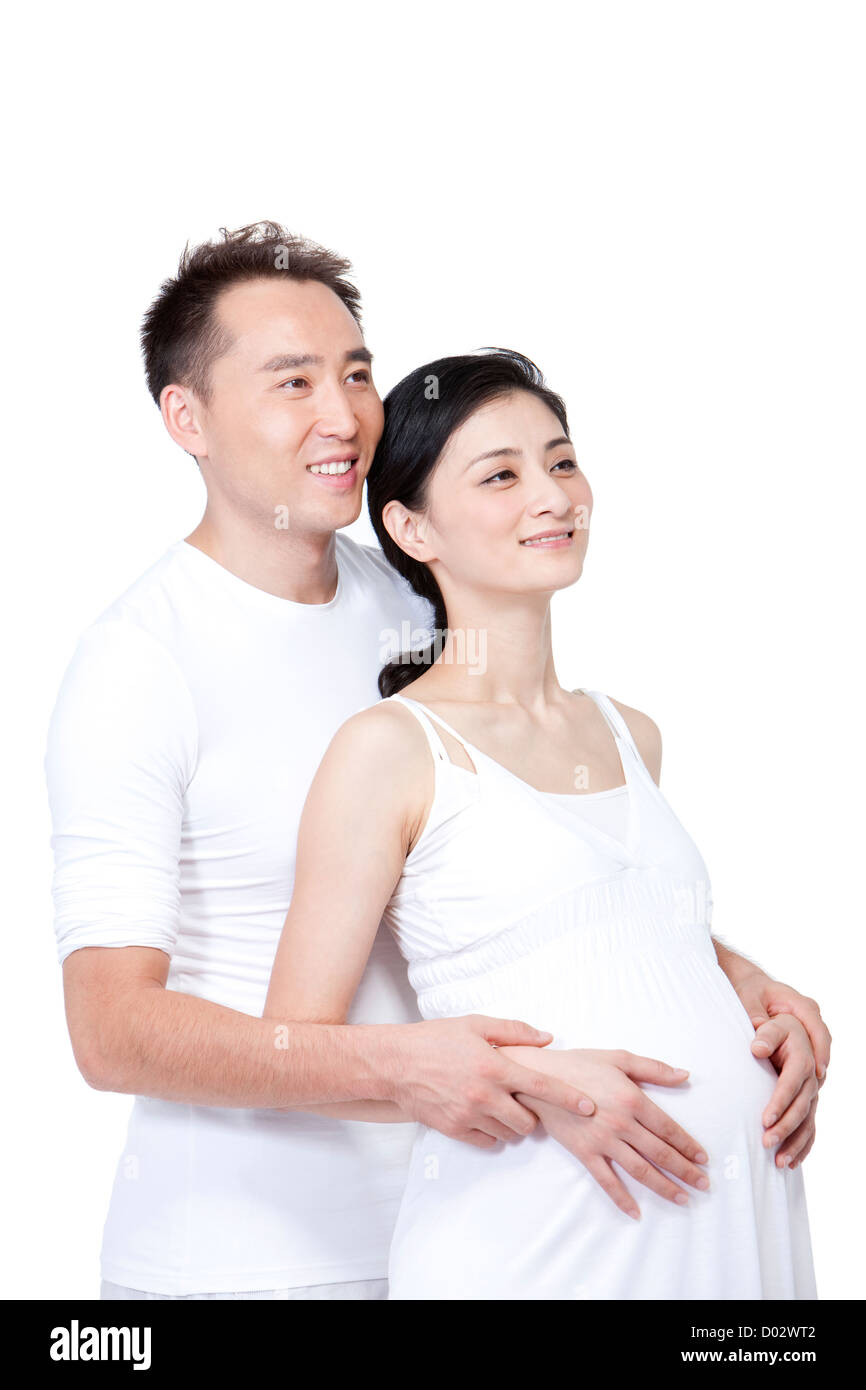 Mother father young baby Cut Out Stock Images & Pictures - Alamy