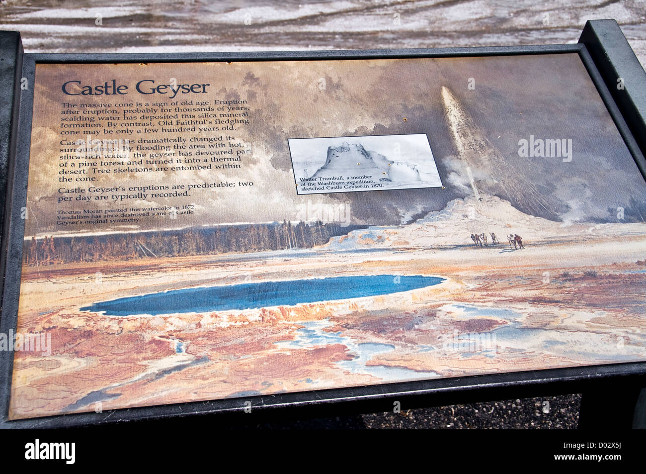 Yellowstone national park sign hi-res stock photography and images - Alamy