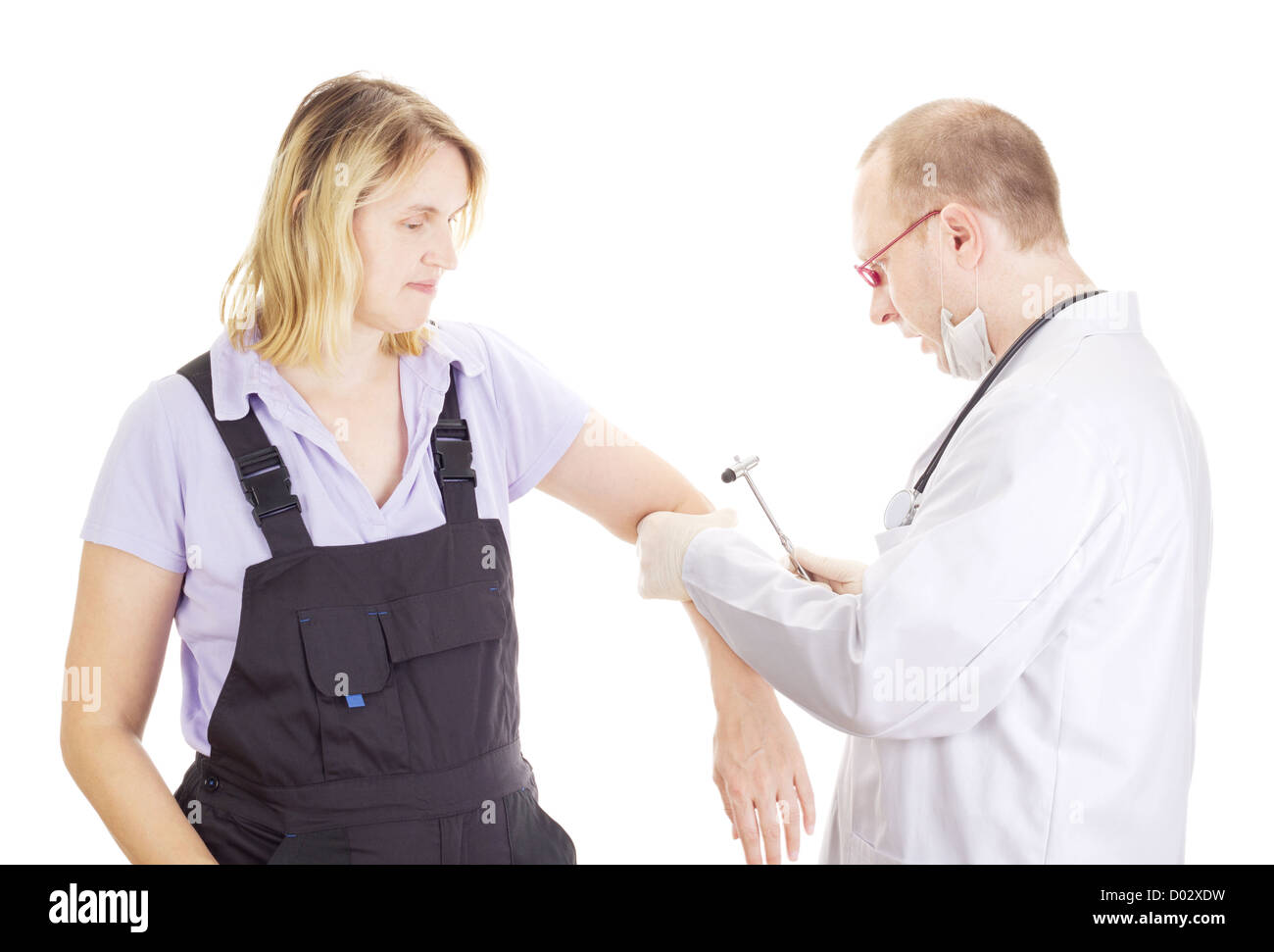 Medical examination doctor patient Cut Out Stock Images & Pictures - Alamy