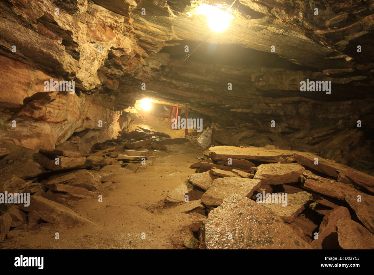 Gr├©nligrotta, Natural cave in Rana, Norway Stock Photo - Alamy
