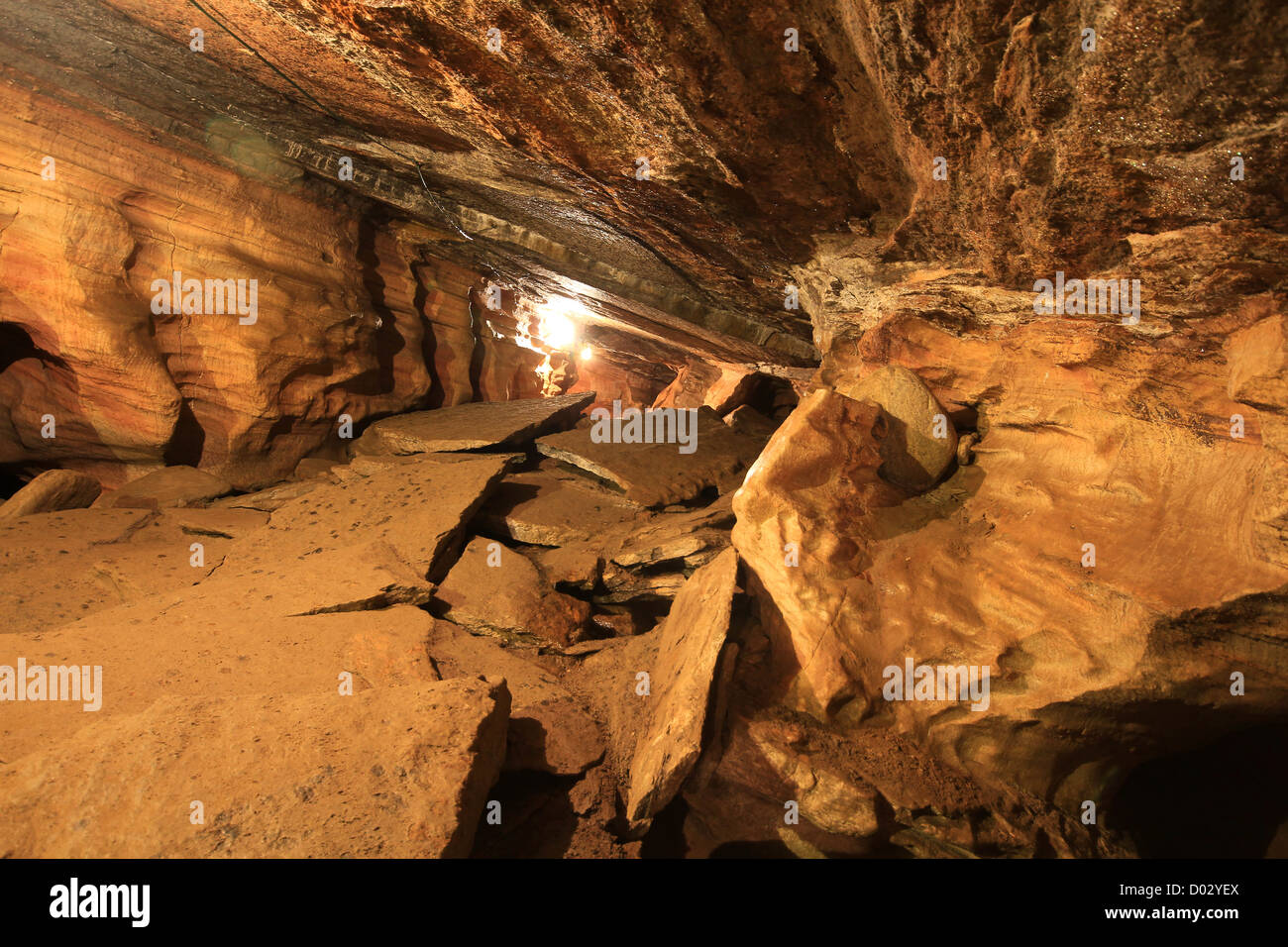 Gr├©nligrotta, Natural cave in Rana, Norway Stock Photo - Alamy