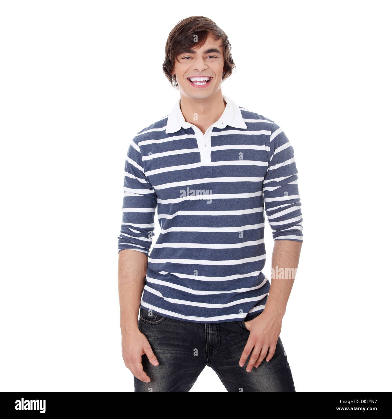 Young happy handsome man Stock Photo - Alamy Young happy handsome man Stock Photo - Alamy