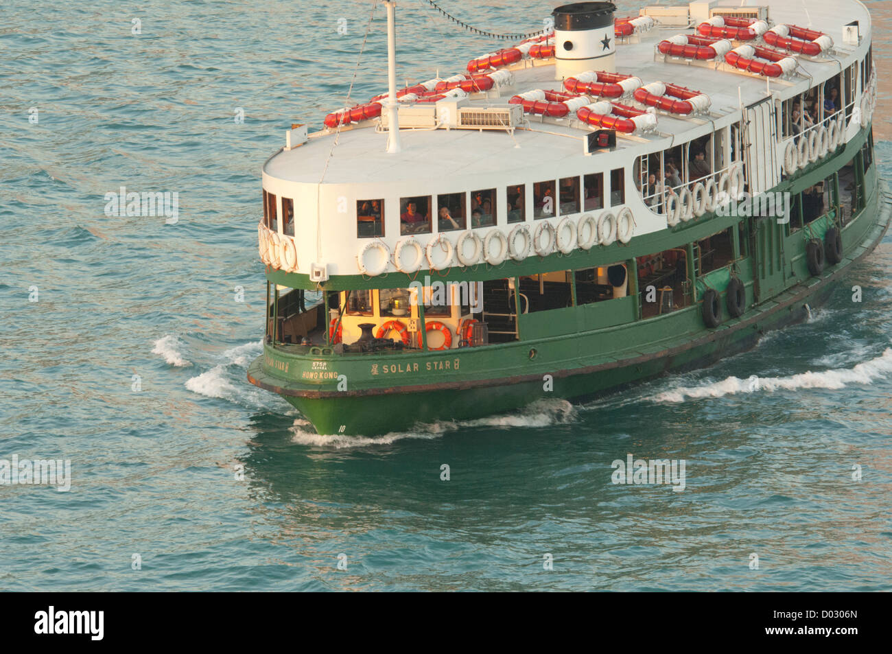 Asia, Hong Kong. Victoria Harbor, Star Ferry boat Stock Photo - Alamy