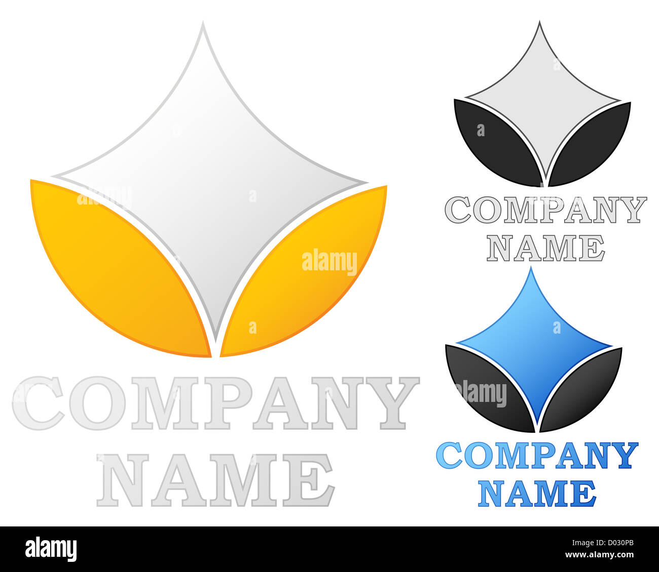 Business logo isolated on a white background. Vector illustration Stock ...