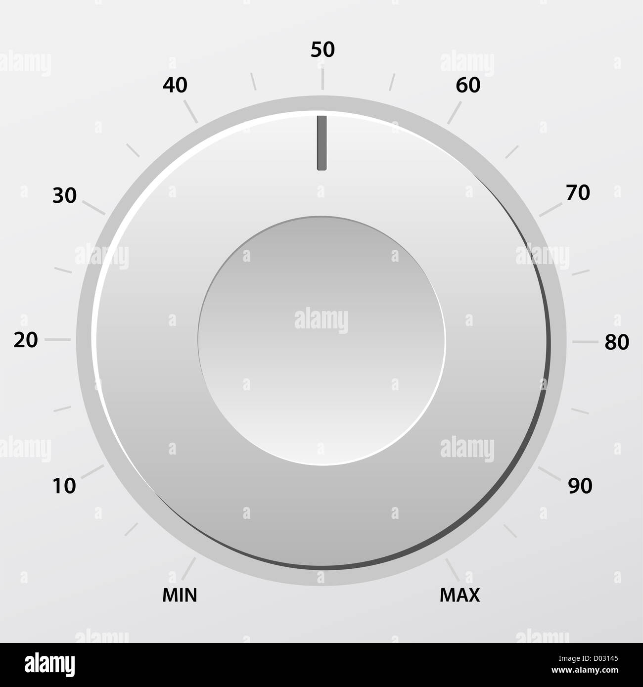 circle volume knob. Vector illustration Stock Photo - Alamy