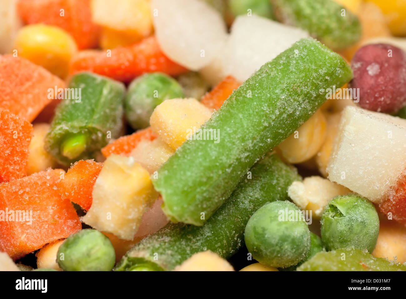 Background with colorful frozen vegetables Stock Photo - Alamy