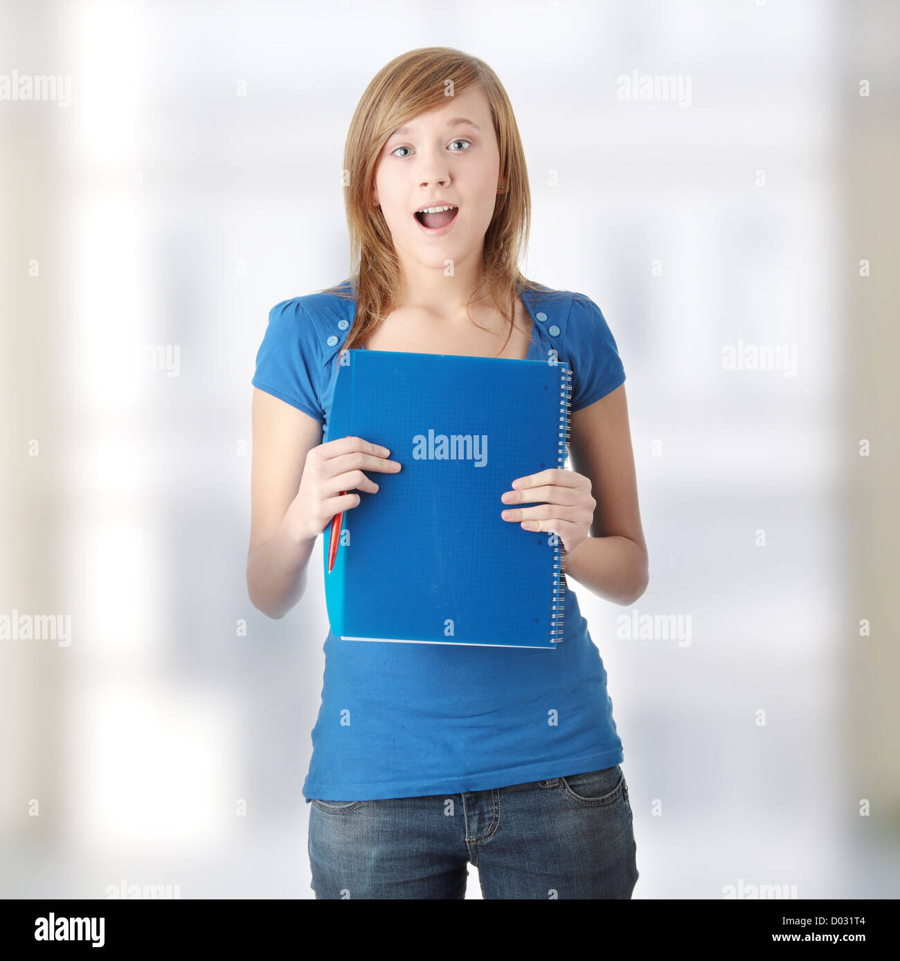 Teen student girl Stock Photo - Alamy
