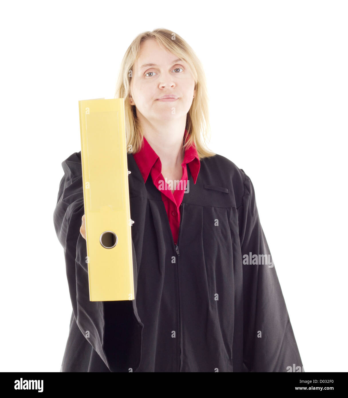 Lawyer giving some documents Stock Photo - Alamy