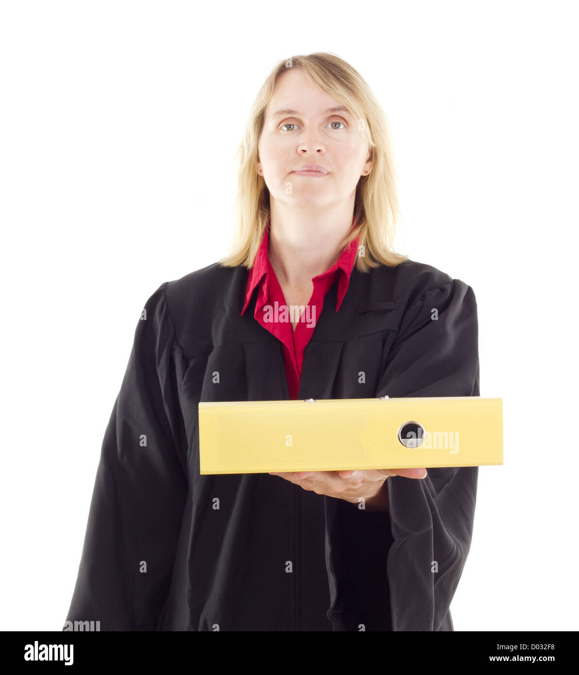 Lawyer giving some documents Stock Photo - Alamy