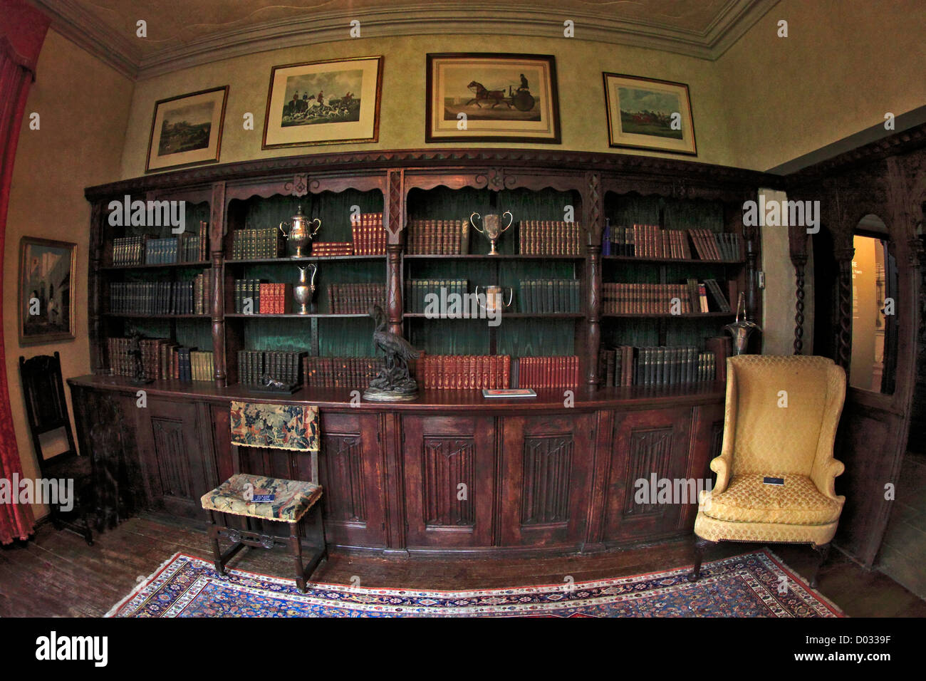 The library at Coe Hall / Planting Fields the gold coast estate of ...