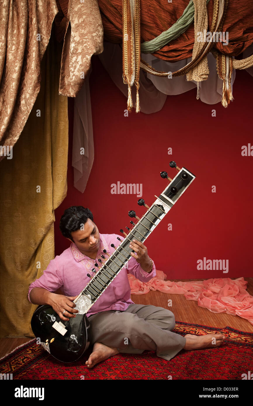 Sitar india hi-res stock photography and images - Alamy