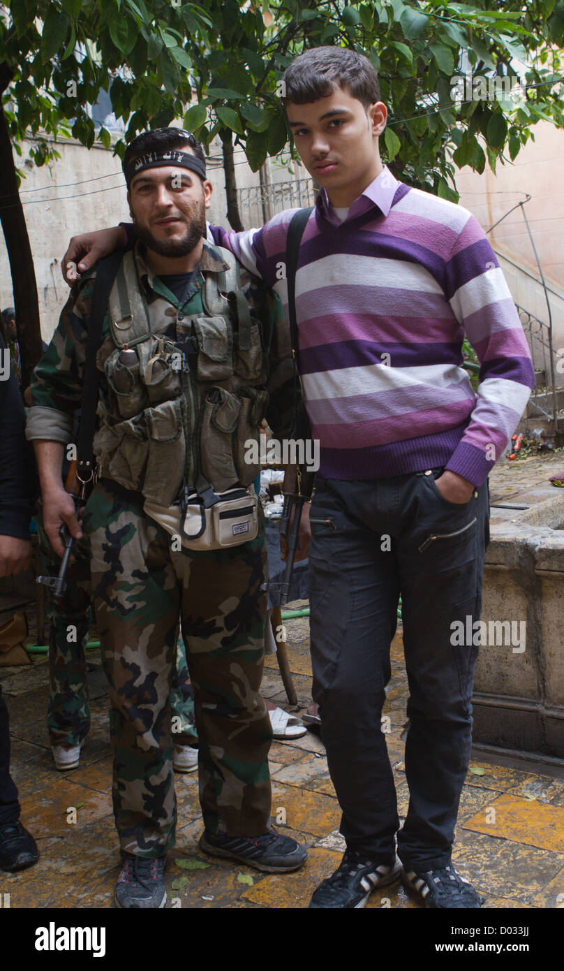 Free syrian army fighters in the old city hi-res stock photography and ...