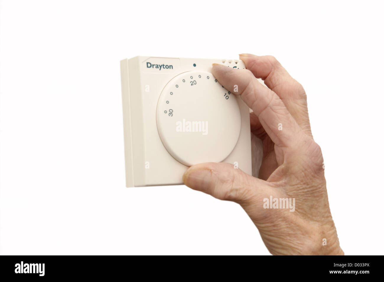 Central heating control elderly hi-res stock photography and images - Alamy