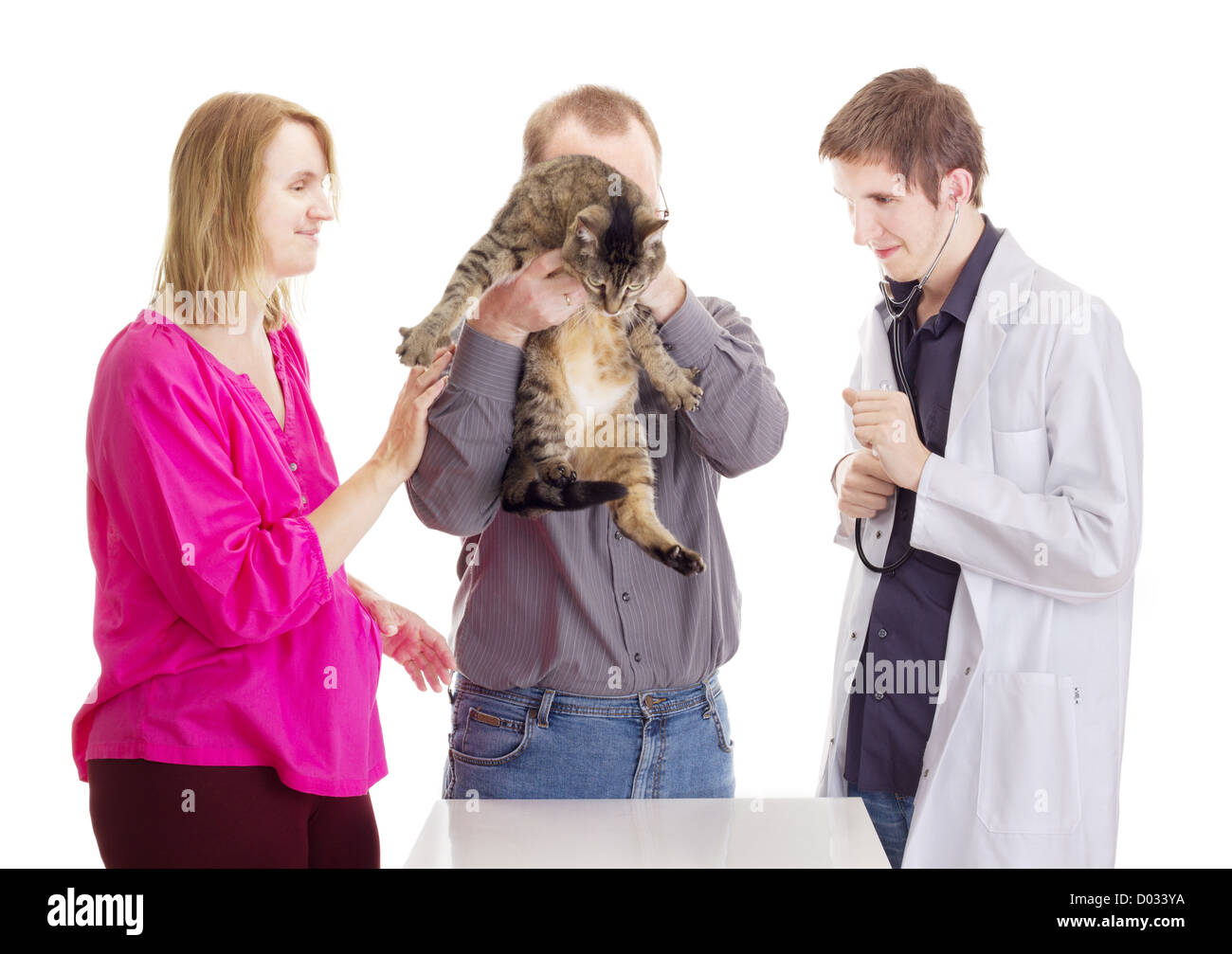 People at veterinary physician Stock Photo - Alamy