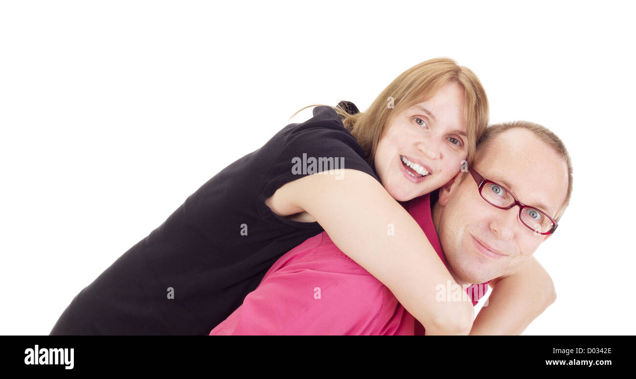 Couple having fun Stock Photo - Alamy