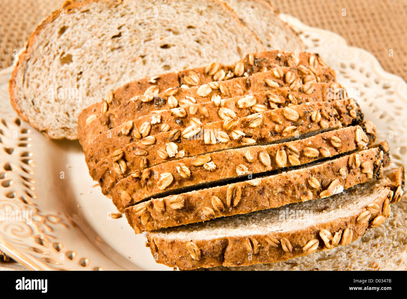 Healthy fresh sliced wholegrain bread Stock Photo - Alamy