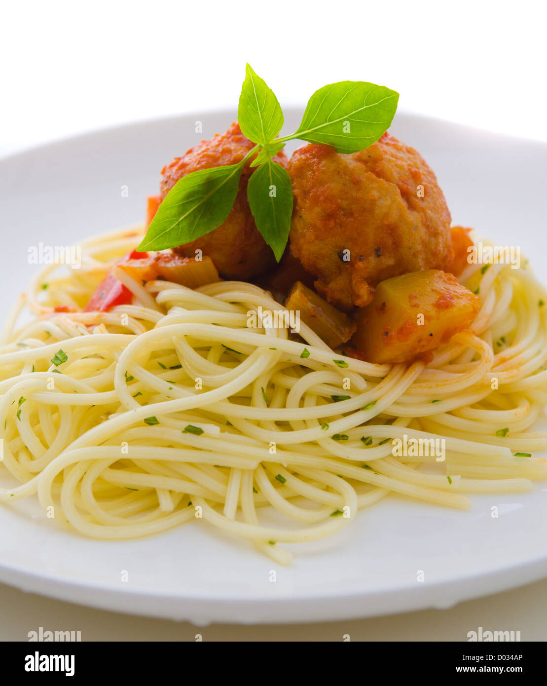 tasty looking spaghetti bolognese Stock Photo - Alamy