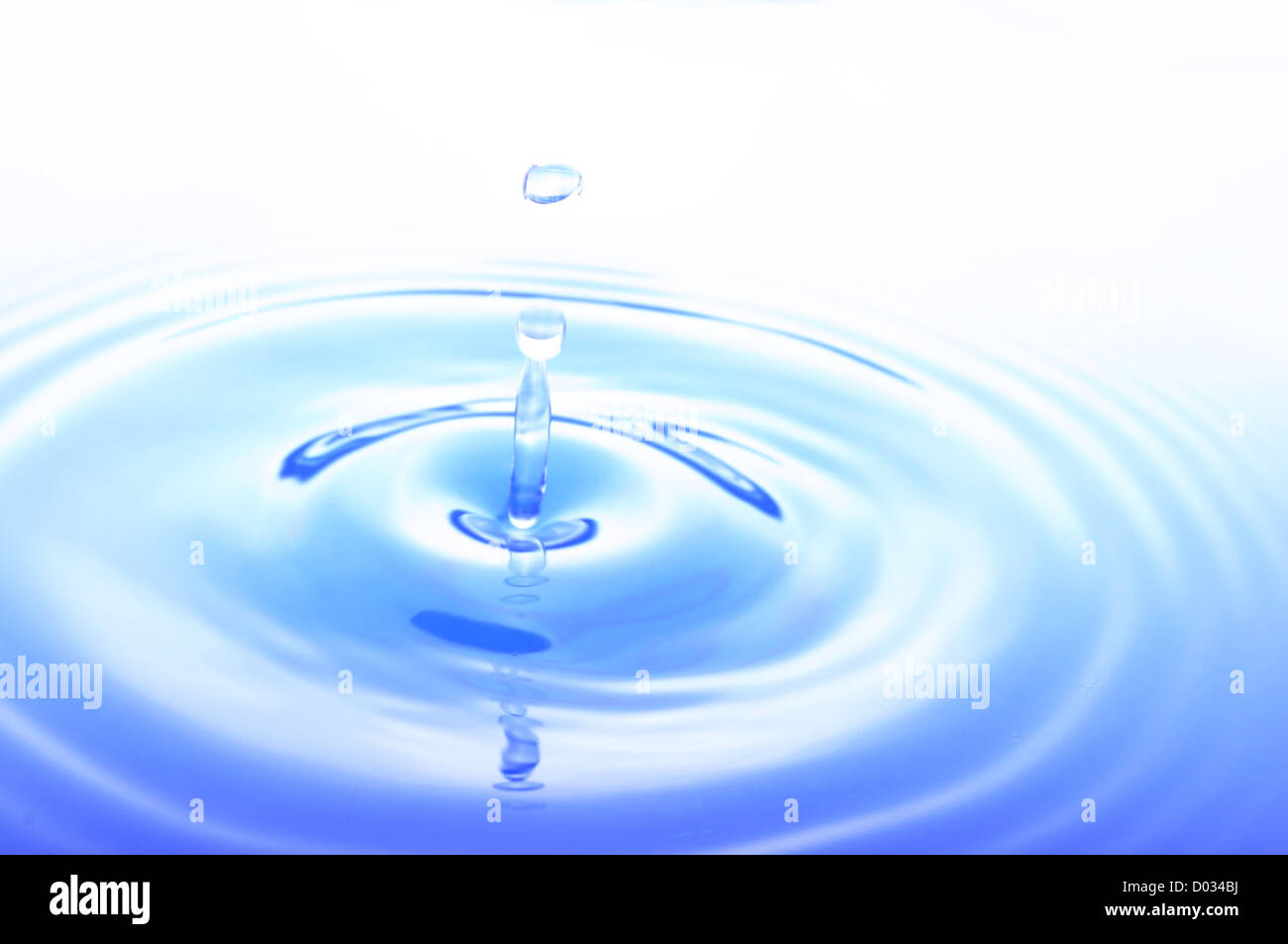 water drop showing rain spa or zen concept Stock Photo - Alamy