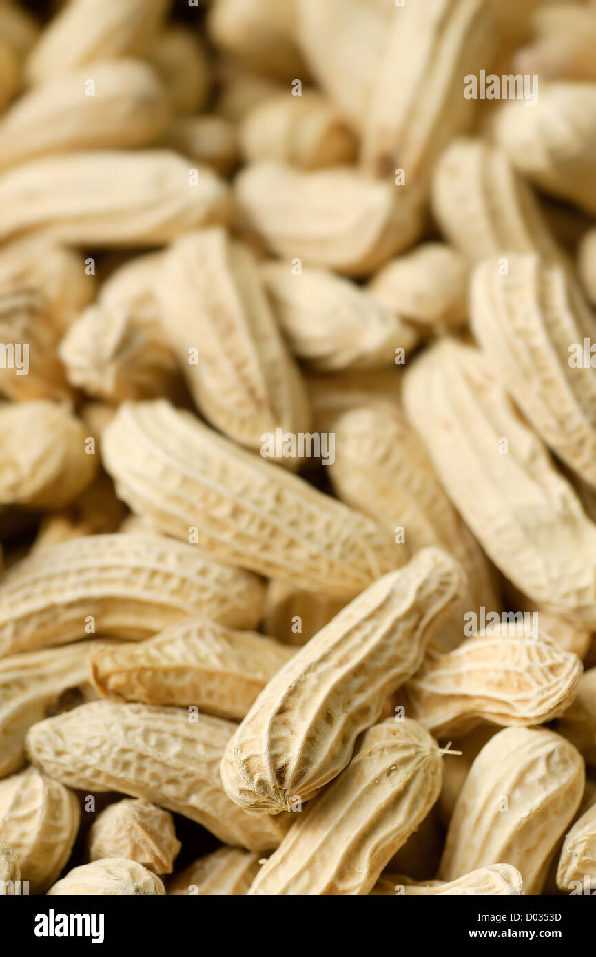 Ripe peanut, yellow color food in marketplace Stock Photo - Alamy