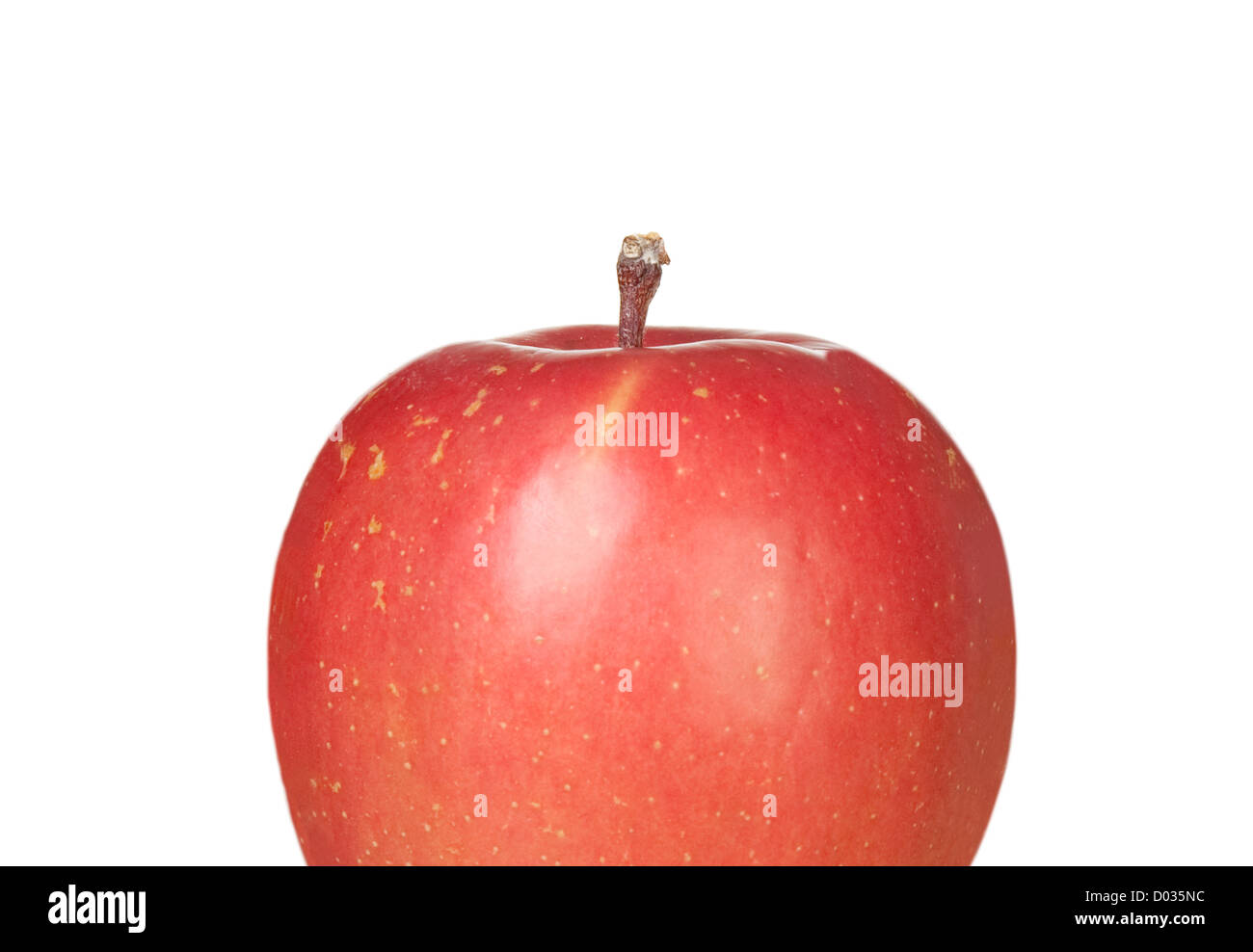 Red delicious apple isolated on a white background Stock Photo - Alamy