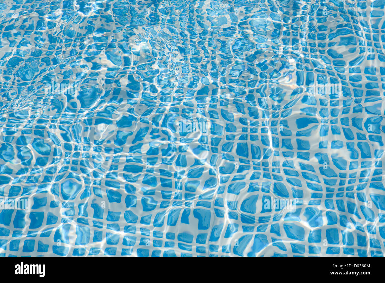Wall of swimming pool with water of blue color Stock Photo - Alamy