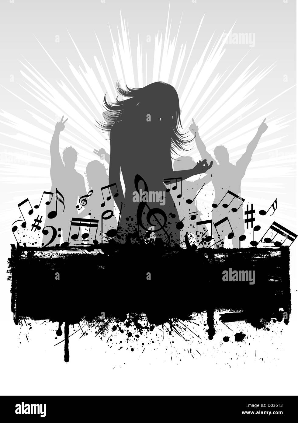 Grunge style party background Stock Photo - Alamy