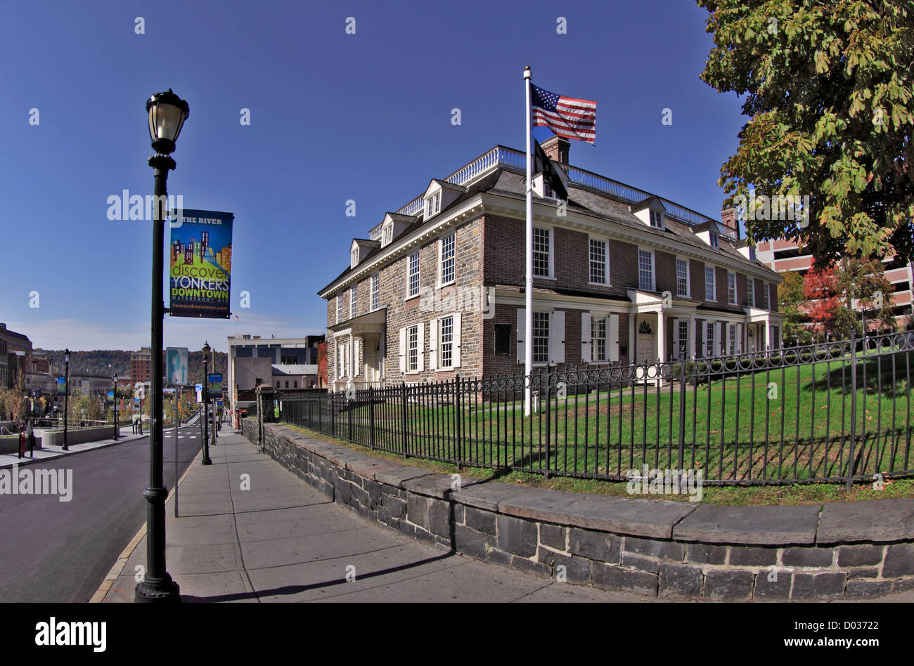 Philipse Manor Hall State Historic Site Yonkers New York Stock Photo ...