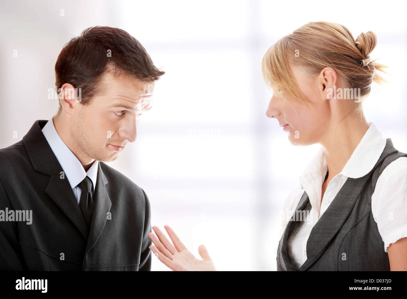 Work Colleagues arguing Stock Photo - Alamy