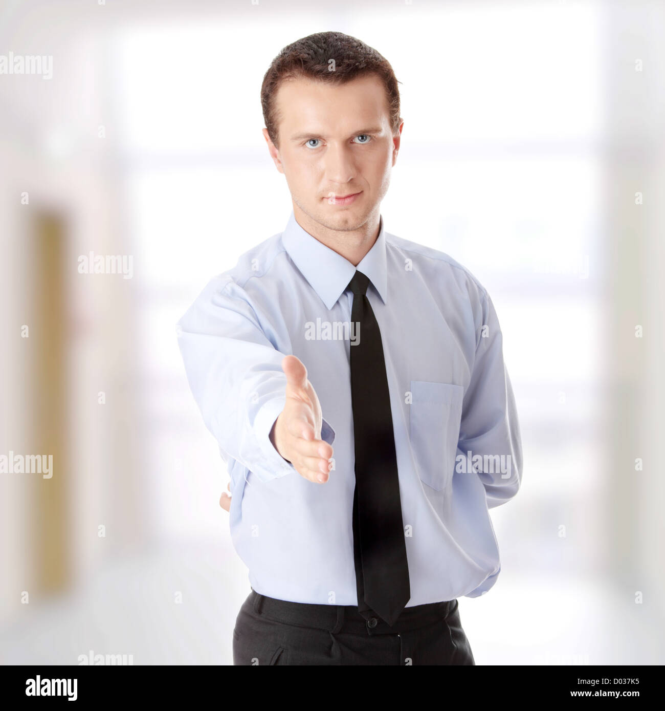 Business man ready to set a deal Stock Photo - Alamy
