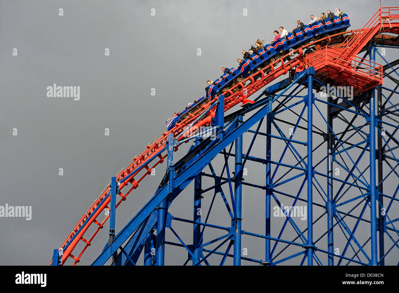 The Big One pepsi max is a steel roller coaster located at the Pleasure ...