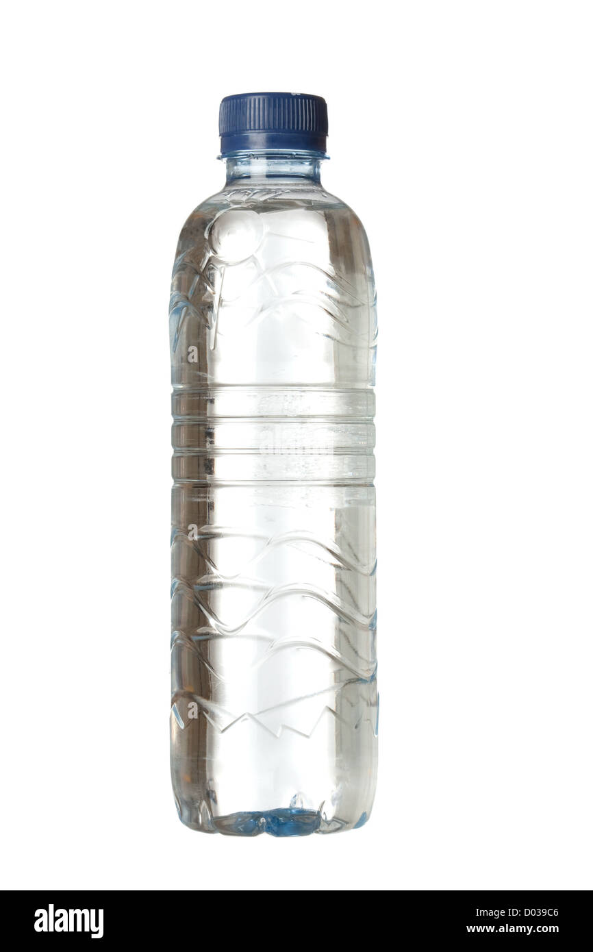 Plastic bottle full of water isolated on white background Stock Photo ...