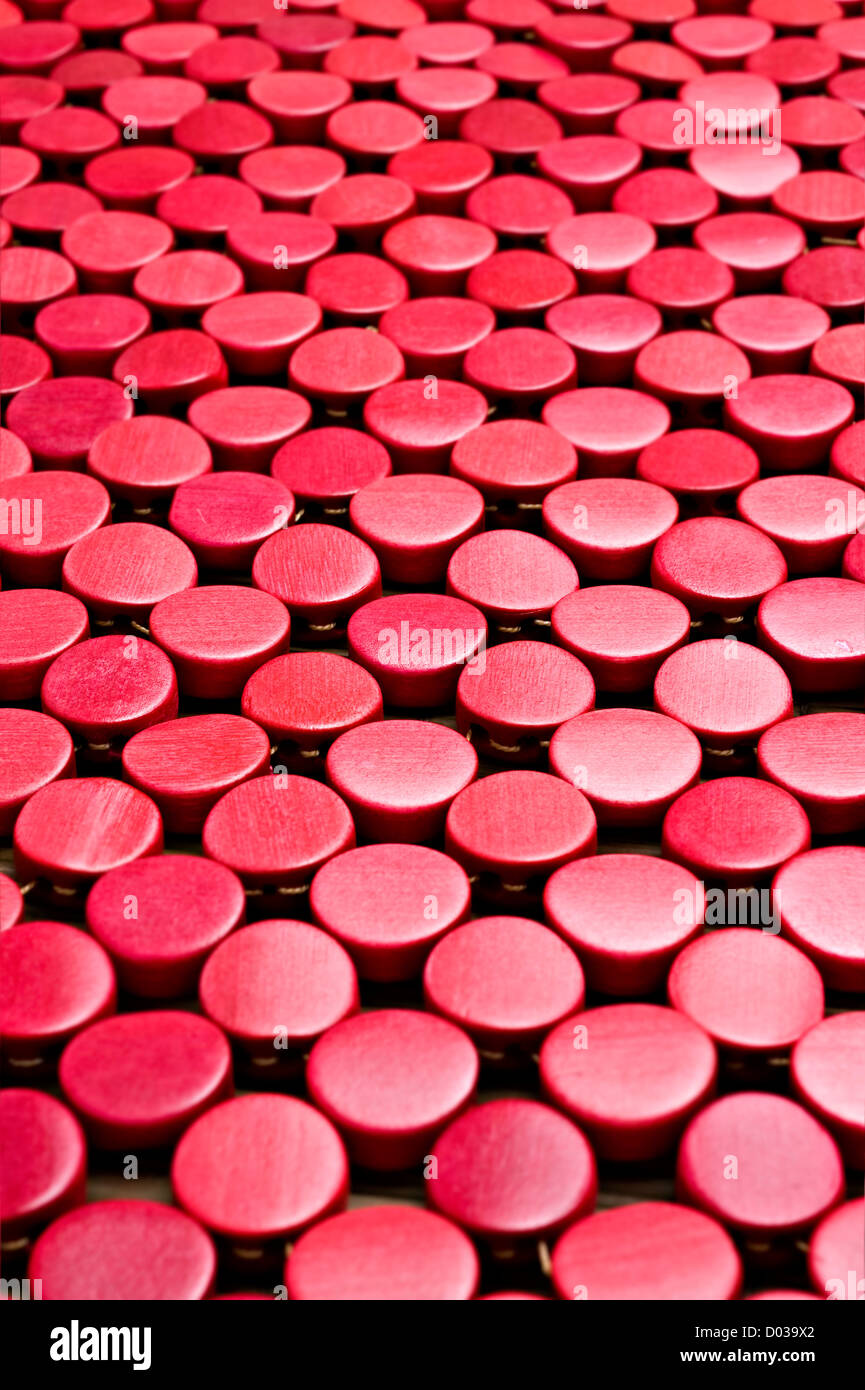 Red abstract background with circles - focus in the middle Stock Photo ...