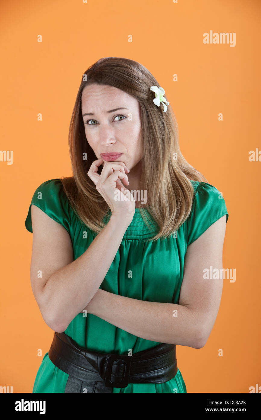 Woman picky face hi-res stock photography and images - Alamy