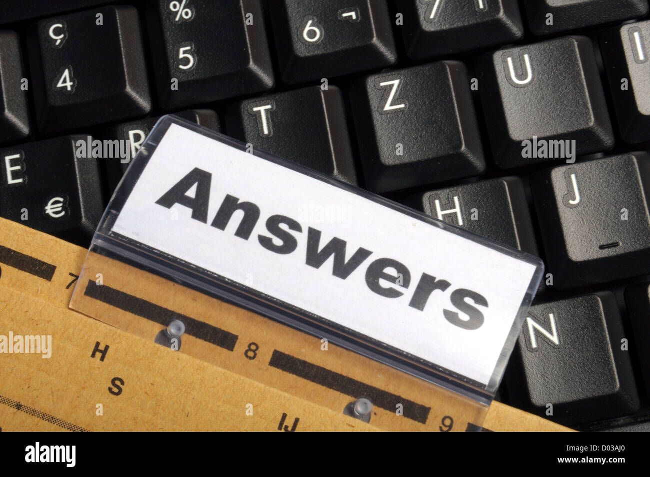 Answers word hi-res stock photography and images - Alamy
