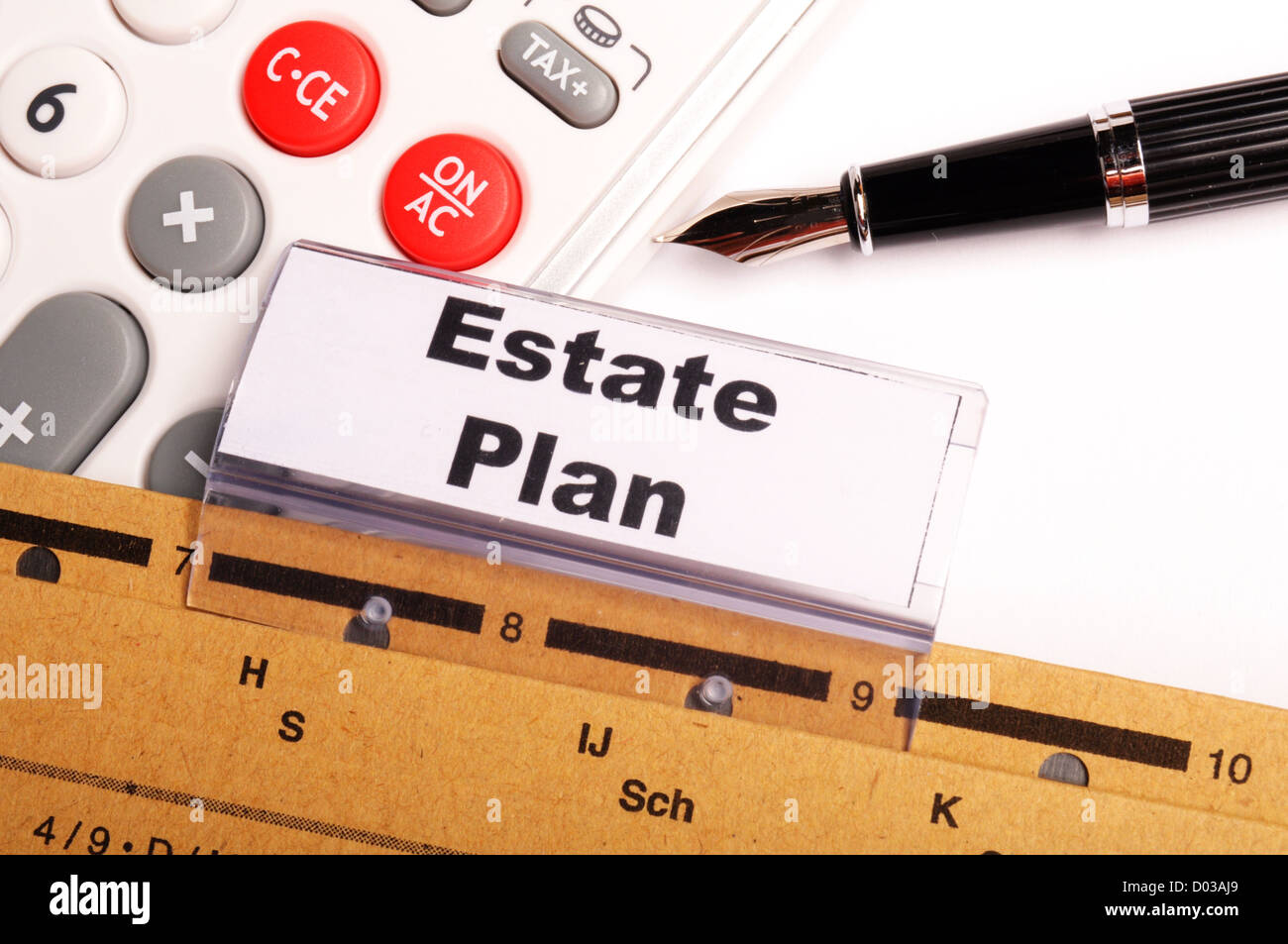 real estate plan on business folder showing buy a house concept Stock ...