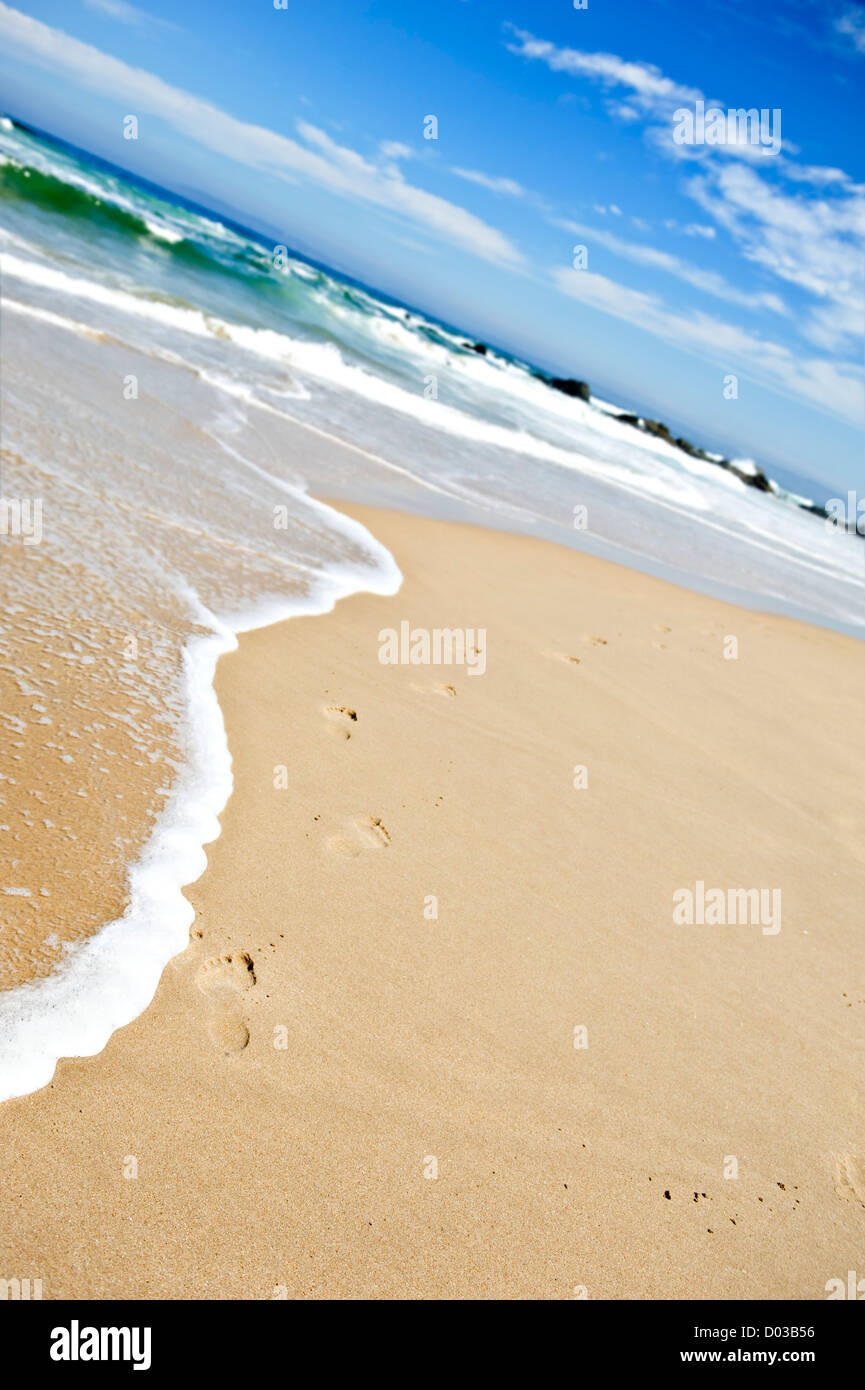 Open beach on a tropical island Stock Photo - Alamy