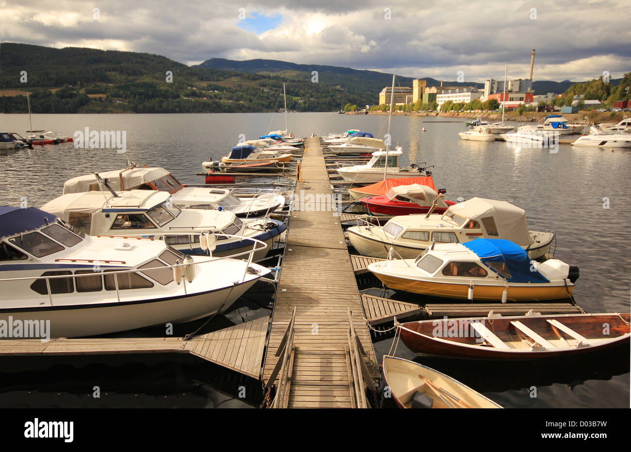 Notodden in south Norway Stock Photo - Alamy