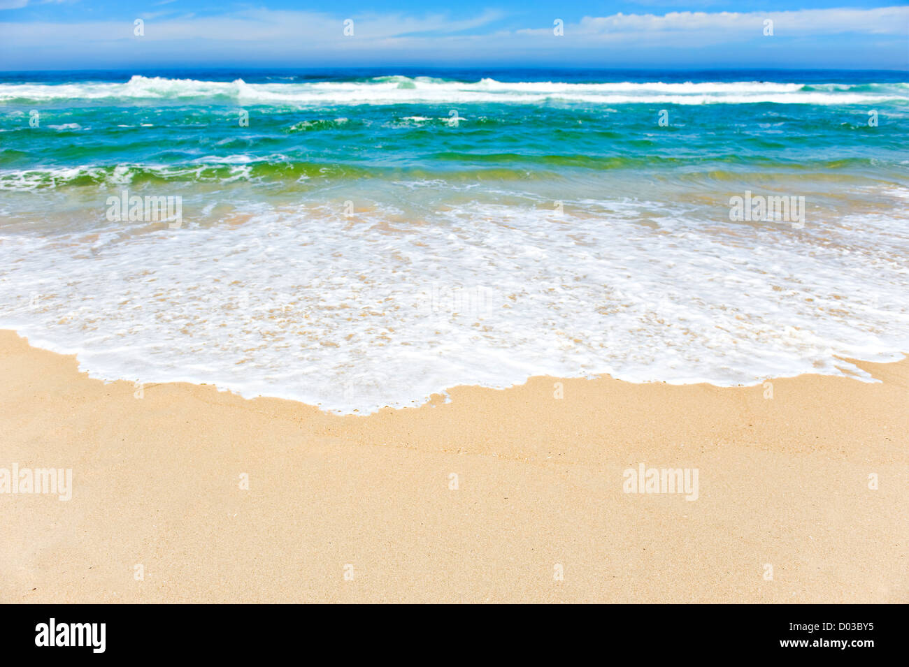 Open beach on a tropical island Stock Photo - Alamy