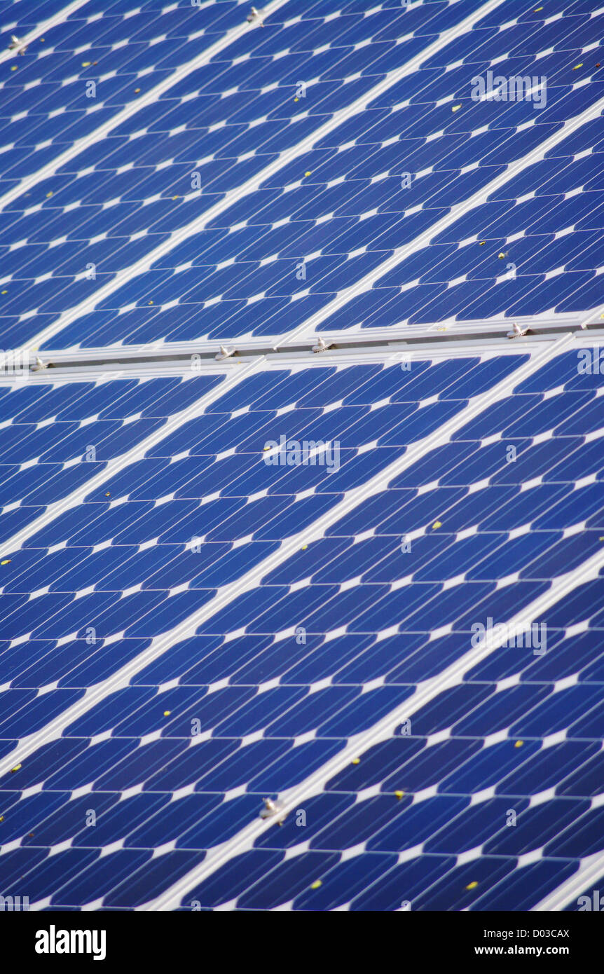 solar collector energy plant outside against sky Stock Photo - Alamy