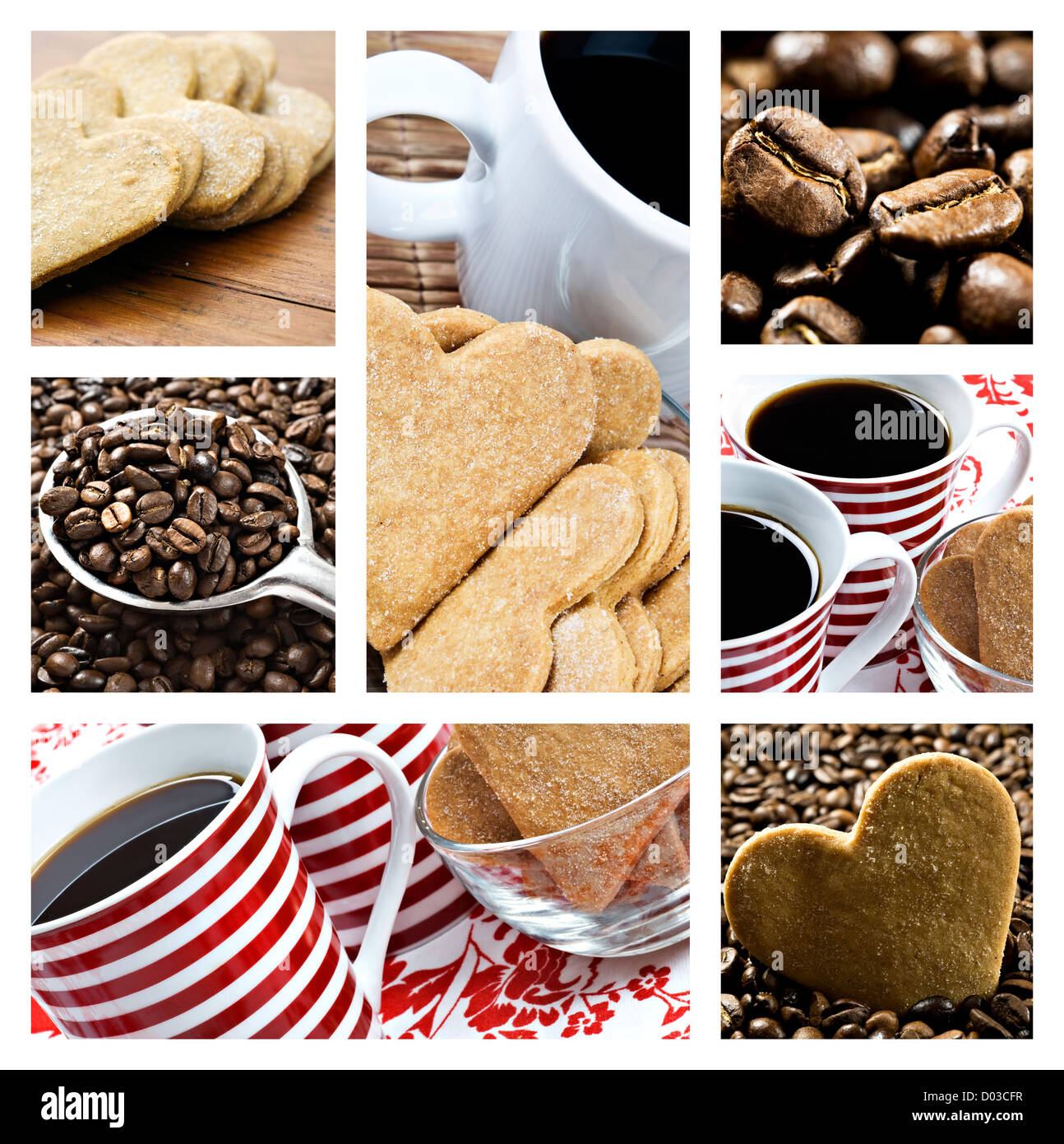Collage heart hi-res stock photography and images - Alamy