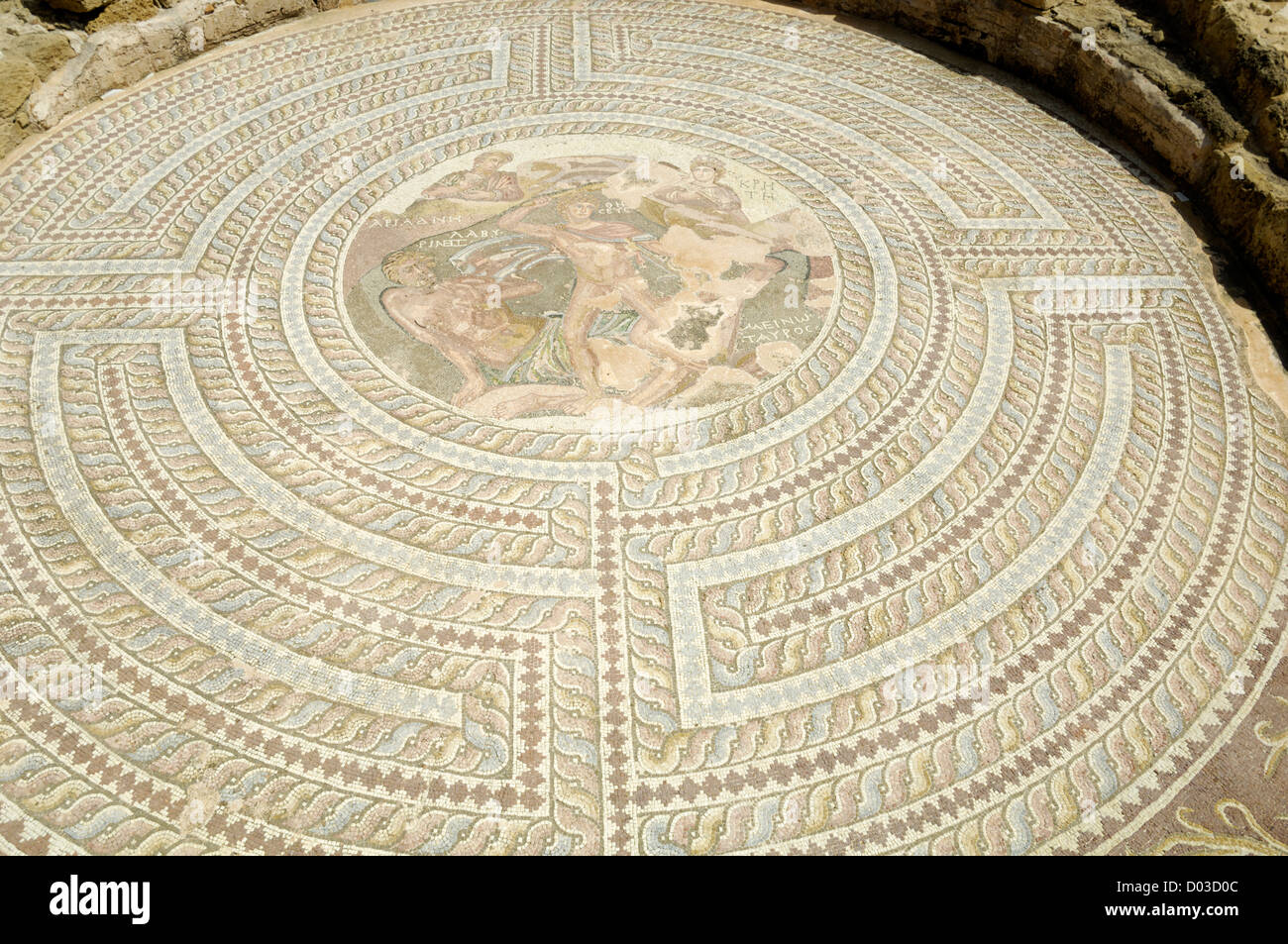 Ancient mosaic paphos, cyprus hi-res stock photography and images - Alamy