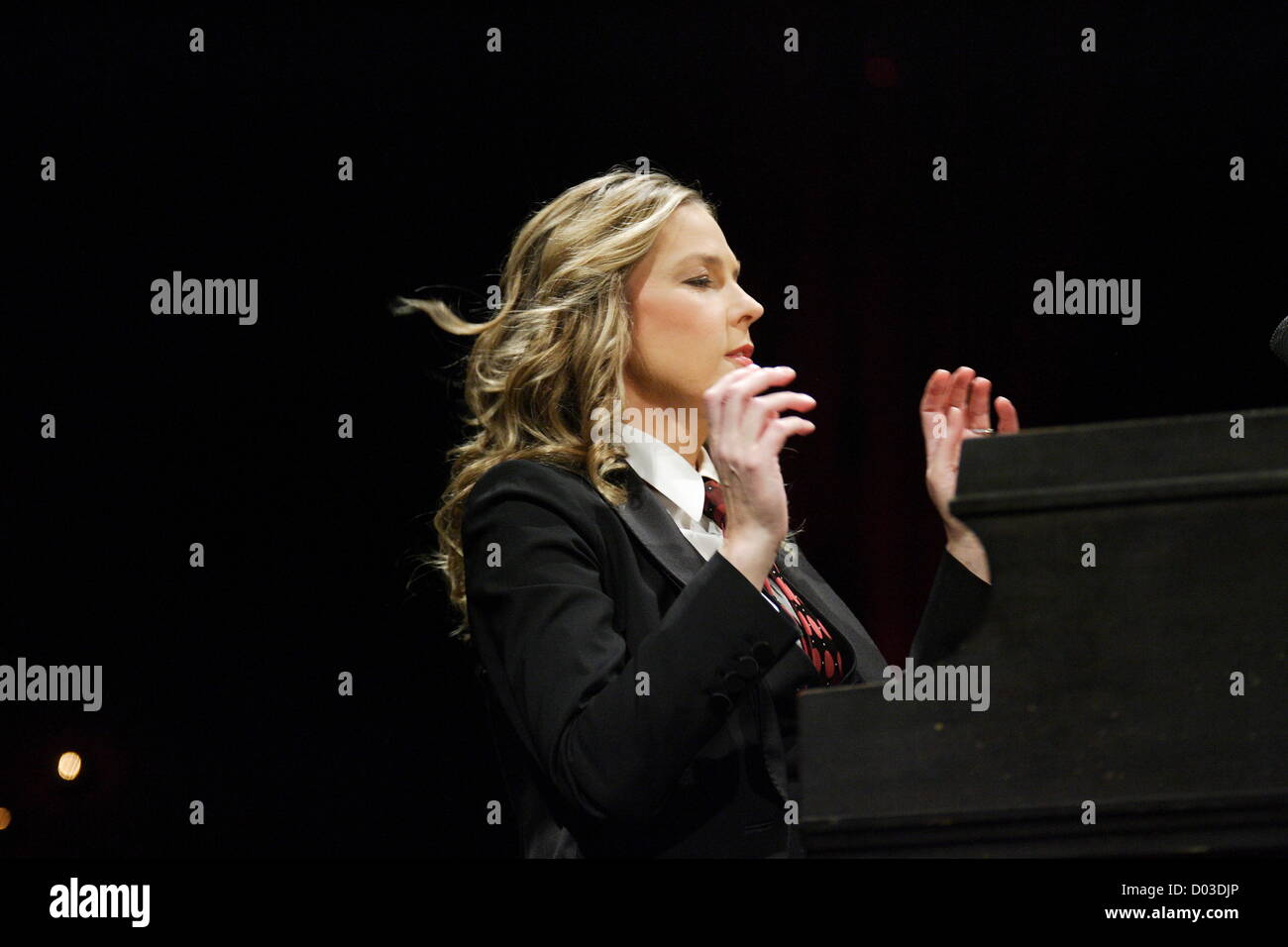 Gdynia, Poland 15th, November 2012 Jazz singer and pianist Diana Krall ...